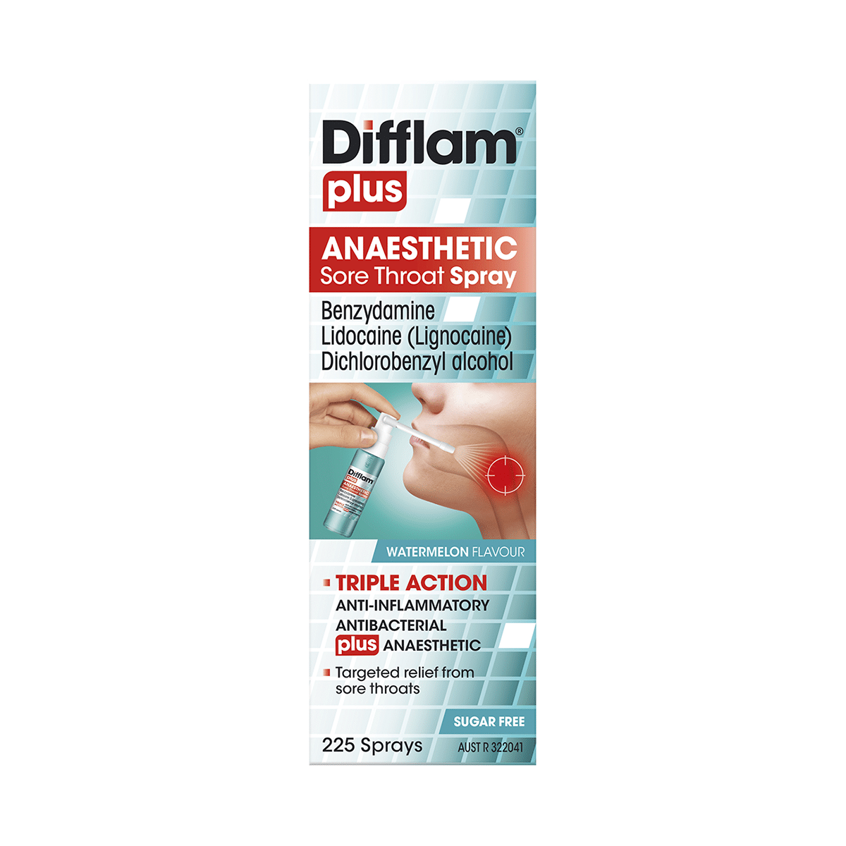 Difflam Plus Anaesthetic Sore Throat Spray - Difflam